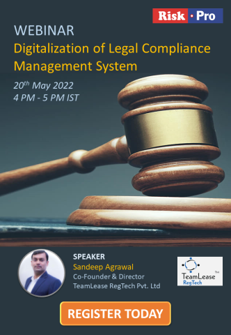 Webinar- Digitalization of Legal Compliance Management System | Riskpro India - Connect with ...